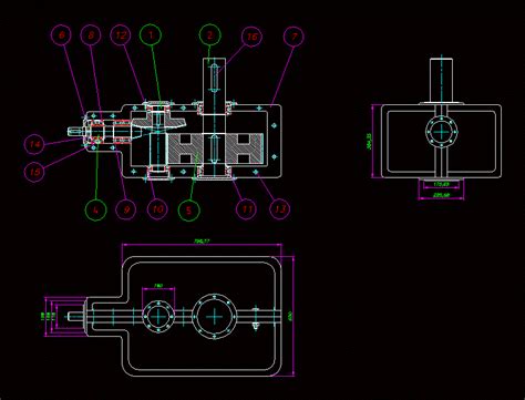 Gearbox Dwg Block For Autocad • Designs Cad