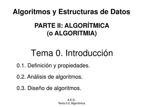 PPT Algoritmos Y Estructuras De Datos PowerPoint Presentation Free Download ID 5529139