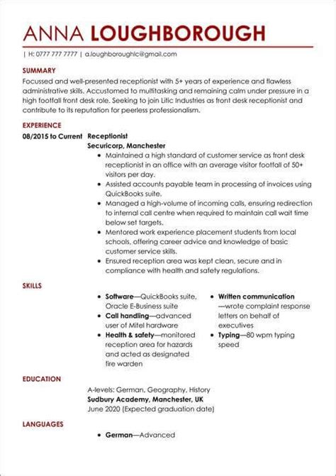 What Is A Visual Cv 14 Templates And Examples