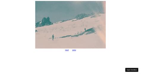 Slideshow Navigation Codesandbox