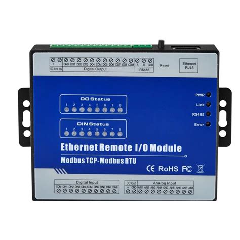 Isolated Analog Inputs Module Supports MA MA VDC VDC Modbus TCP Ethernet Remote