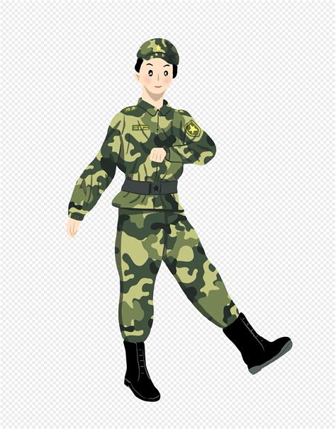 위장복을 입은 여성 군인 이미지 사진 401434282 무료 다운로드