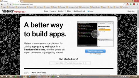 1 Meteor Js Introduction Adding And Removing Packages And Deploying
