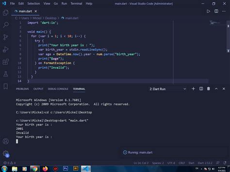flutter what is wrong in my dart code to calculate age stack overflow