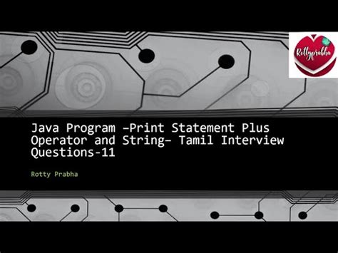 Java Tricky Interview Questions Plus Operator String தமழல
