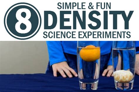Simple Experiments To Learn About Density