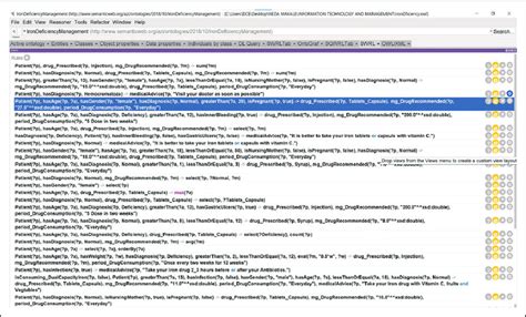 Portion Of The Swrl Rules Created On Protégé Editor Download Scientific Diagram
