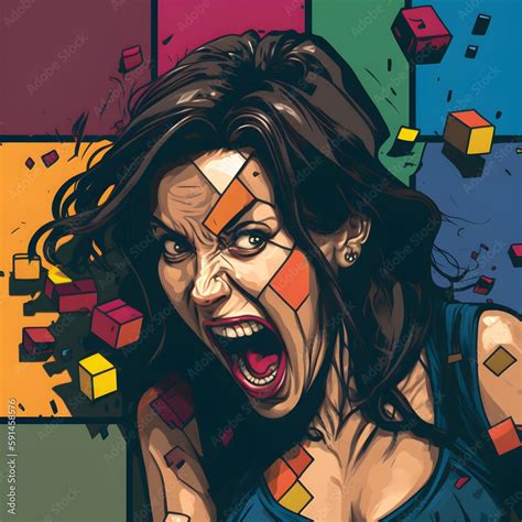 A Woman With Dark Brown Hair With Her Tongue Sticking Out Furiously Concentrating While Trying