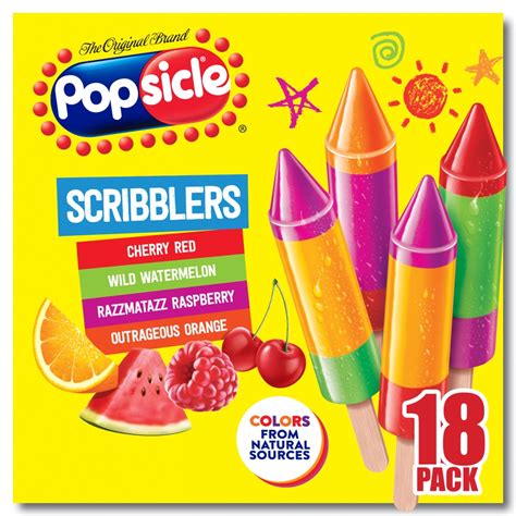 Popsicle Ice Pops Scribblers 21 6 Fl Oz Kroger