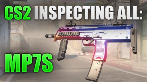 Inspecting All Mp7 Skins In Counter Strike 2 Up To Date Youtube