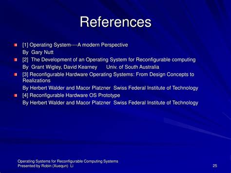 Ppt Operating Systems For Reconfigurable Computing Systems Powerpoint