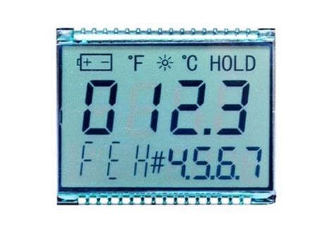 seven segment lcd screen customized size lcd display module reflective lcd