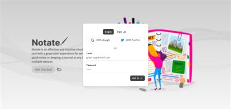 Notate Note Taking Application Behance