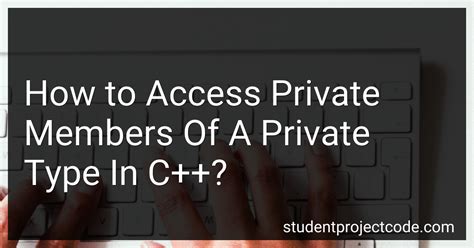 how to access private members of a private type in c in 2024