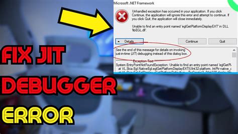 Fix Just In Time Jit Debugger Instead Of This Dialog Box In Windows 11