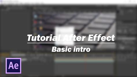 Tutorial After Effect Basic Intro Youtube