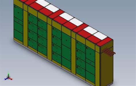 多功能面板柜智能柜 SOLIDWORKS 2010 模型图纸下载 懒石网