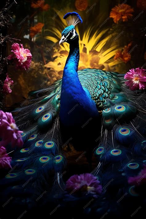 Premium Ai Image Photo Of Peacock As Silhouette Shadow Cast Wiphoto