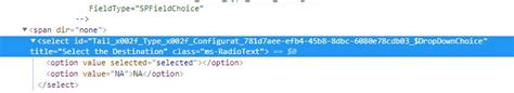 Sharepoint Populate Choice Field Value Using Jquery Sharepoint Stack