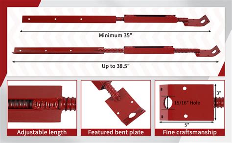 Blulu 6 Pcs Concrete Turnbuckle Form Aligner 35 385