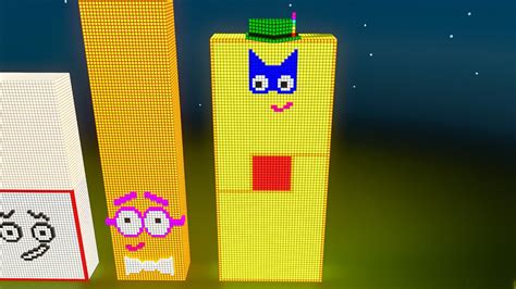 Numberblocks 21 In Minecraft But Glowing In Minecraft Numberblocks