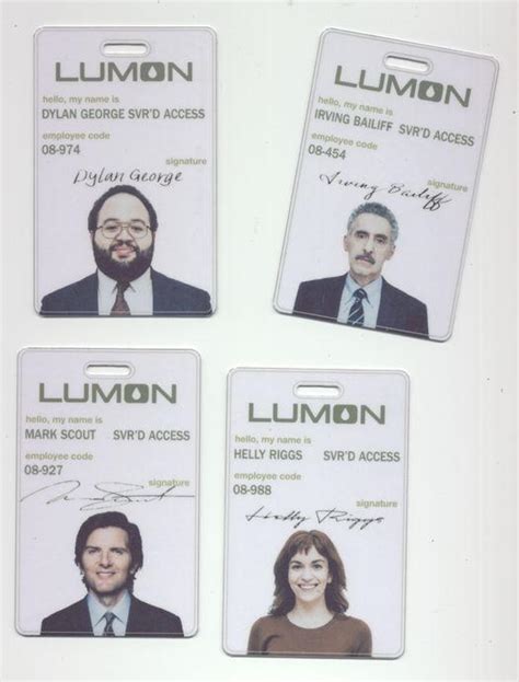 Lumon Id Badges By Cmdrkerner On Deviantart