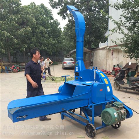 RF ZCJ 400 皇竹草粉碎电动铡草机 干湿稻麦秸秆揉丝机 曲阜市润华机械制造有限公司