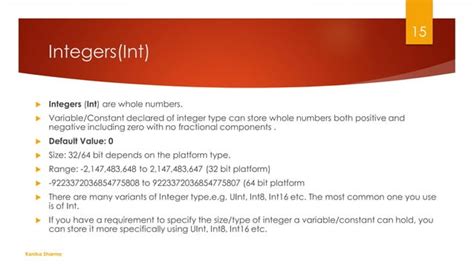 variables and data types in swift ppt
