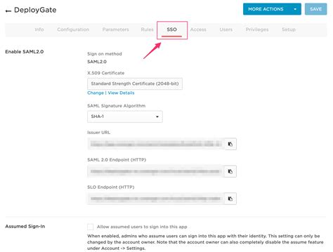 Saml Authentication Settings With Onelogin Deploygate Docs