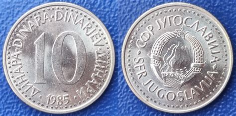 Yugoslavia 10 Dinara 1985 0 30 Euro