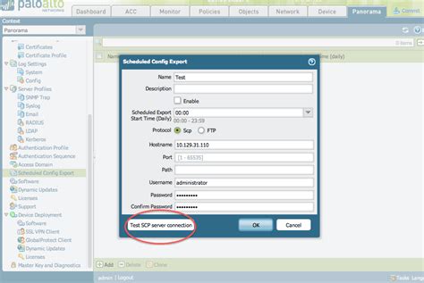 Live Community How To Test Scp Server Connection For Scheduled Co