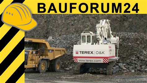 Terex Oandk Rh 40 E Auf Der Steinexpo Youtube