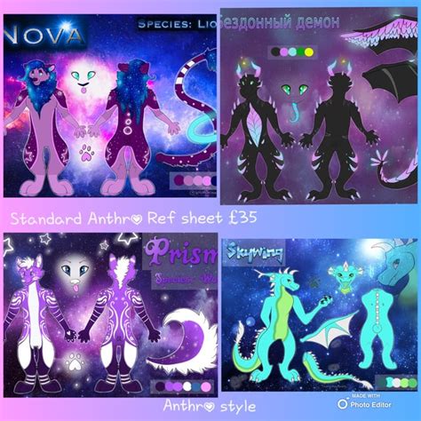 Ref Sheet Commissions Are Open 🌸 R Protogen