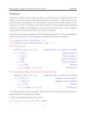 Homework Solution Integer Programming Excel For IP Pdf Homework Integer Programming