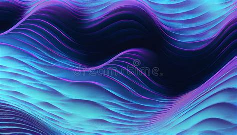 Abstract Pattern Backdrop In Futuristic Blue Design Generative Ai Stock Illustration