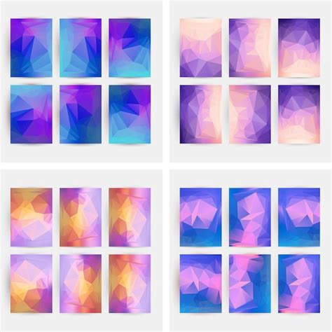 디자인 요소 프레젠테이션 템플릿 세로 배너 배경 설정 배경 흐림 광선 조명 효과 벡터 그림 웹 단추 템플릿 명함 레이아웃 웹 사이트 요소에 대한 Eps 10 프리미엄 벡터