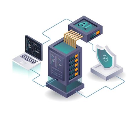 Premium Vector Optimizing Cloud Server Security With Ai Solutions