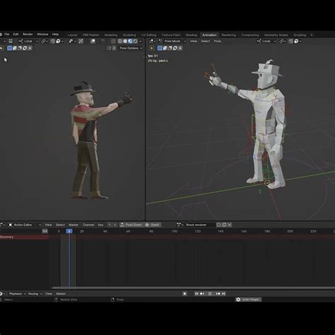 Recoil Animation In Blender Devlog Indiegamedev Indiedev Blender Blender3d