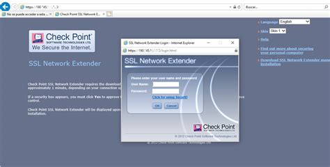 Solved I Cannot Access To Portal Ssl Network Extender Check Point