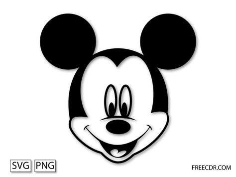Mickey Mouse Head Silhouette