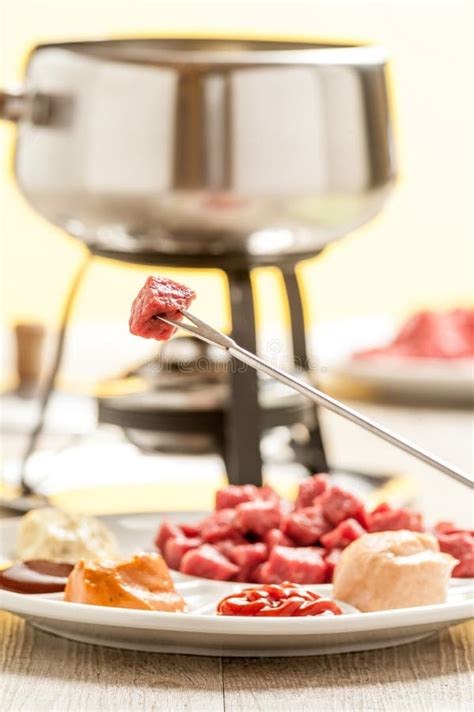 Fondue Bourguignonne Stock Image Image Of Food Delicious 49678081