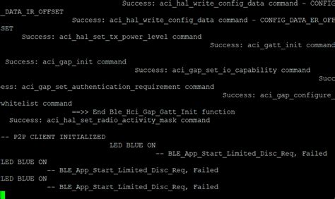Ble P2pclient Example Does Not Work Stmicroelectronics Community