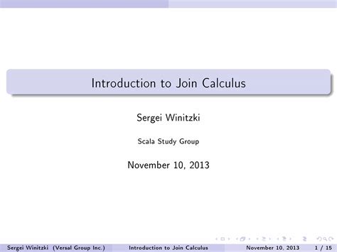 Introduction To Join Calculus Pdf Programming Languages Computing