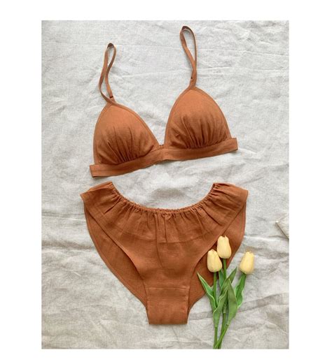 Linen Bras Linen Bralette Linen Sleepwear Linen Home Wear Home