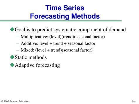 Ppt Chapter 7 Demand Forecasting In A Supply Chain Powerpoint