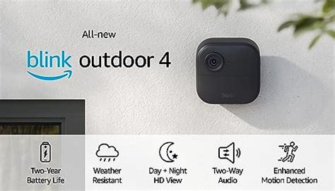 All New Blink Outdoor 4 4th Gen Blink Mini Smart Security Camera