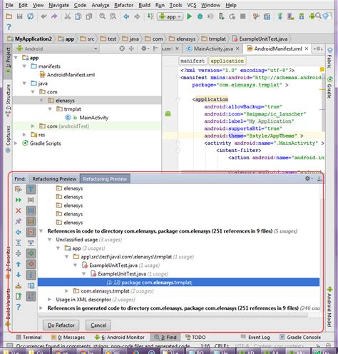 Rename Package In Android Studio Stack Overflow