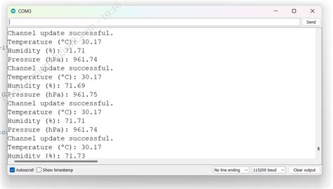 Esp8266 Get With Thingspeak Update Sensor Value
