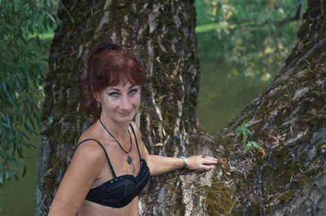 Black Bikini Near Tree Upon River Pics XHamster