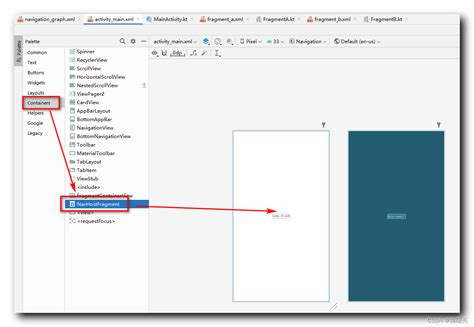JetpackNavigation 导航组件 ② Navigation 核心要点说明 创建 Navigation Graph 创建 NavHostFragment 完整代码
